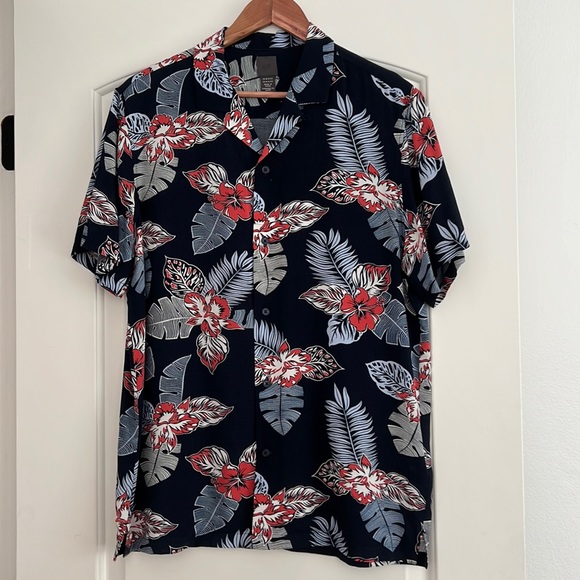 H&M | Shirts | Hm Hawaiian Shirt | Poshmark